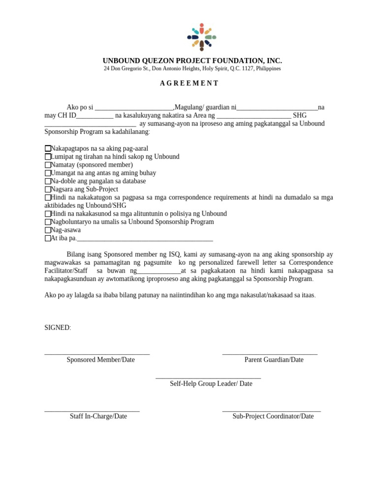 Final Agreement | PDF