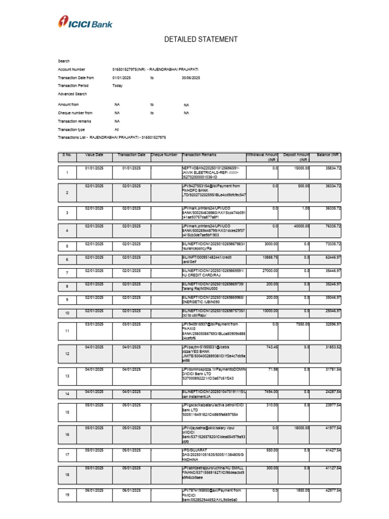 Op Transaction History 18!07!2025 | PDF | Service Industries | Banking