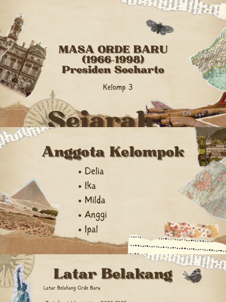 Sejarah dan Kebijakan Orde Baru 1966-1998 | PDF