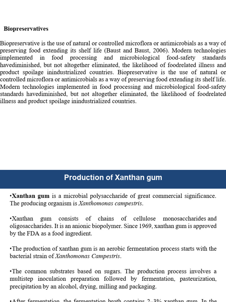Bio Preservatives | PDF