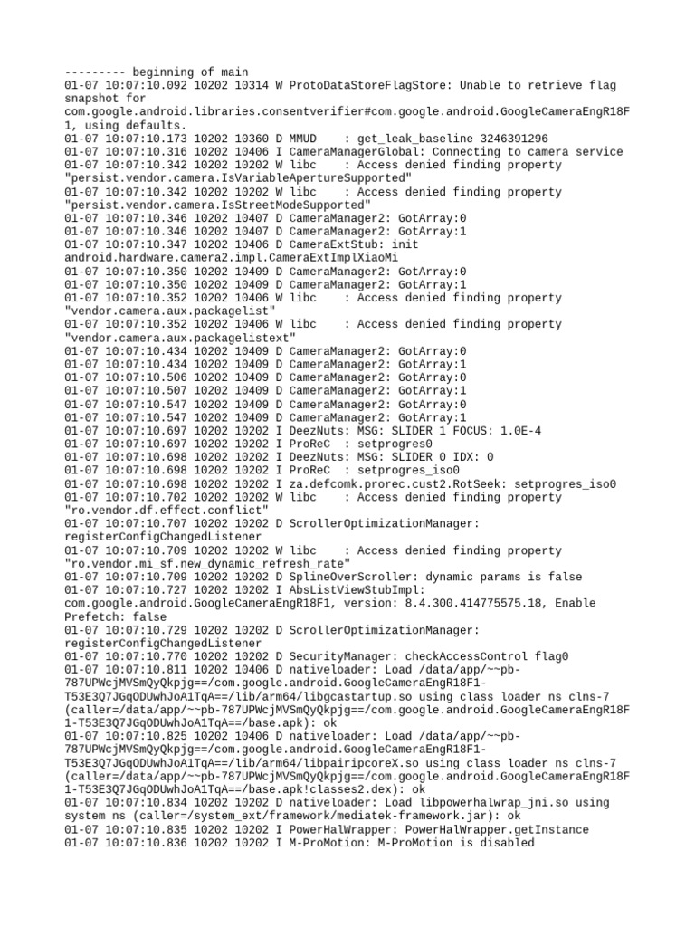 Log Cat 1767755230031 | PDF | Software | Computing