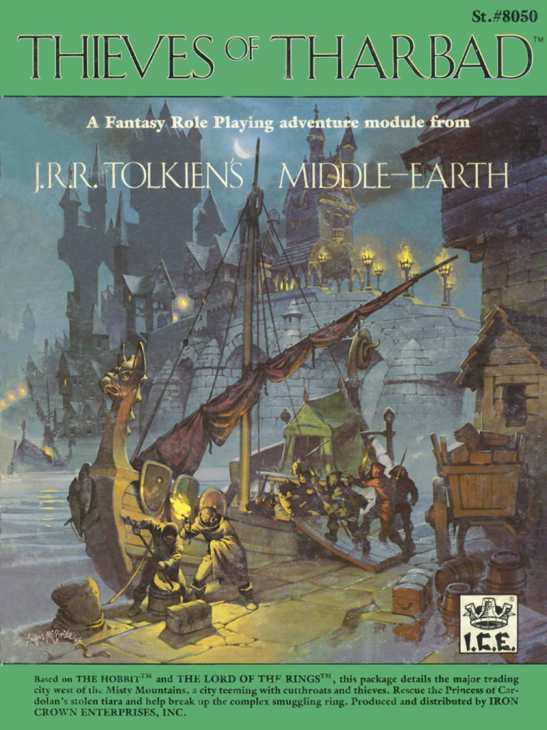 ICE Enterprises - ICE8050 - MERP - Thieves of Tharbad | PDF ...