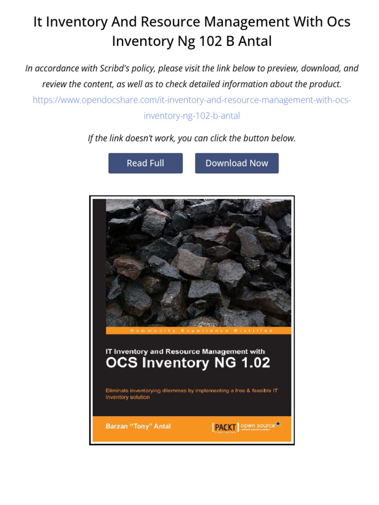 It Inventory And Resource Management With Ocs Inventory Ng 102 B Antal ...