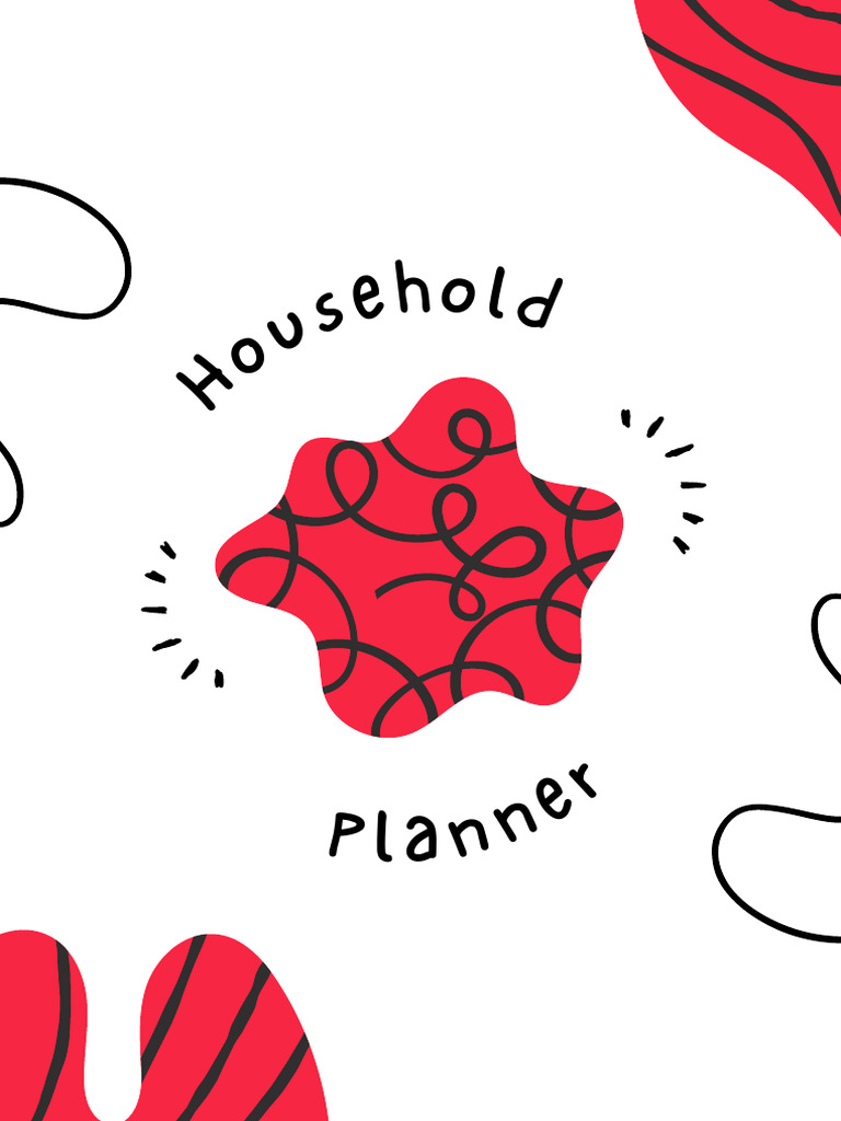 Printable Household Management Planner | PDF | Meal | Foods