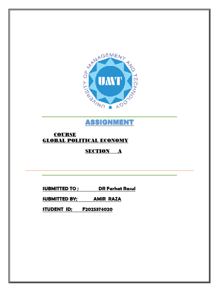 F2025374020[AMIR RAZA] | PDF | Economic Growth | Labour Economics