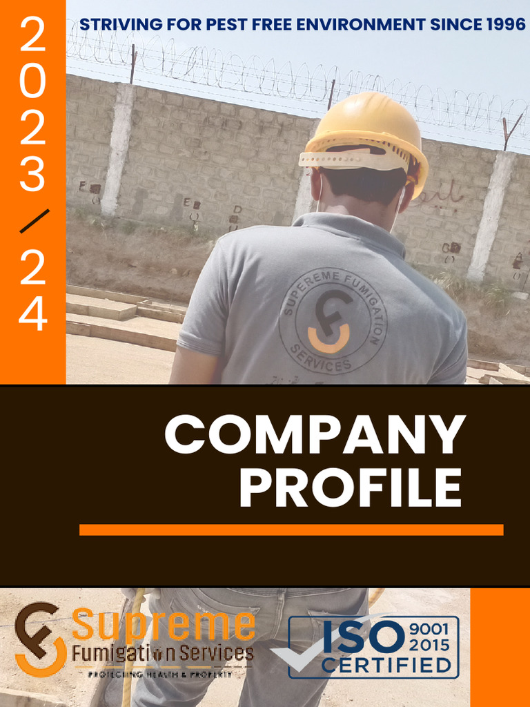 SFS Profile | PDF | Occupational Safety And Health | Pest Control