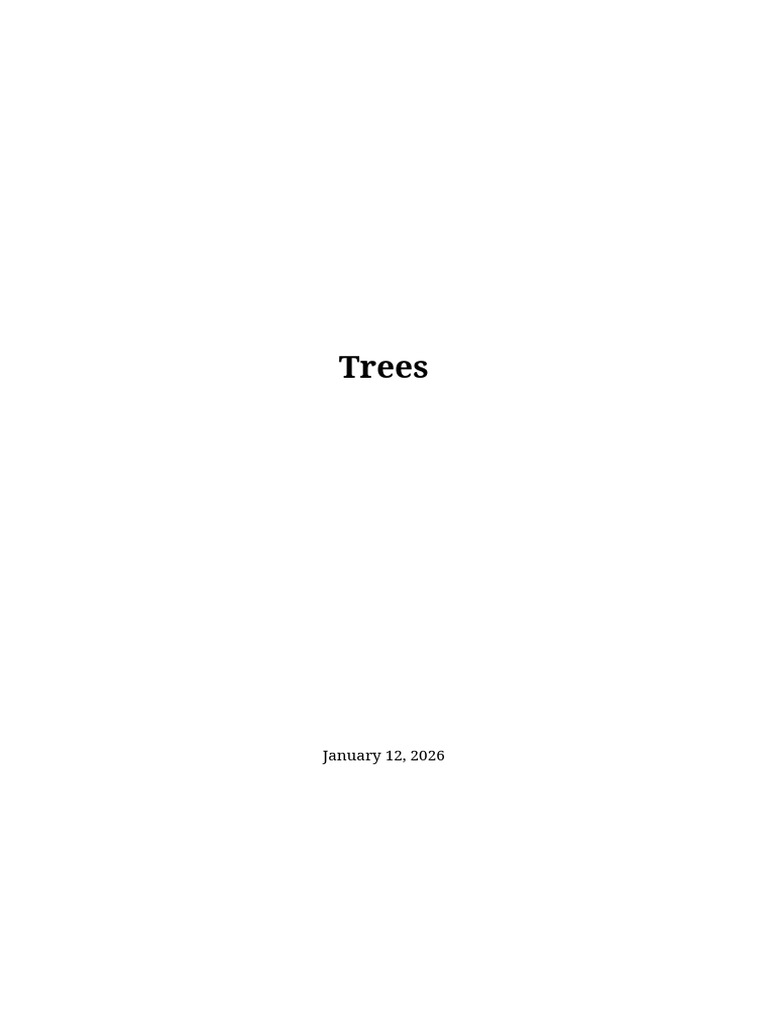 Trees | PDF | Trees | Deforestation