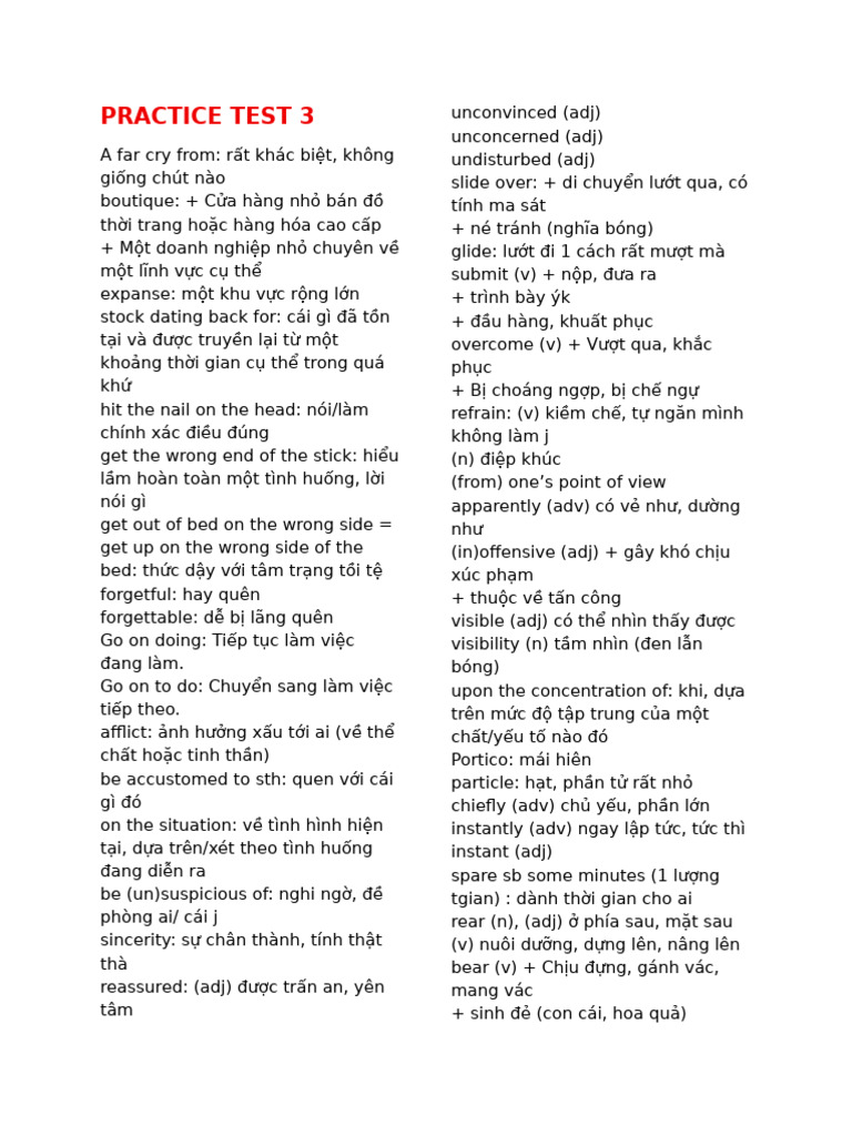 Practice Test 3 | PDF