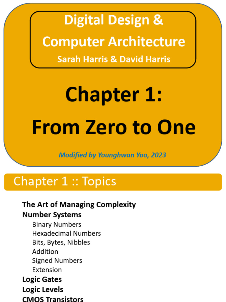 Ch1 From 0 to 1 | PDF | Computing | Arithmetic