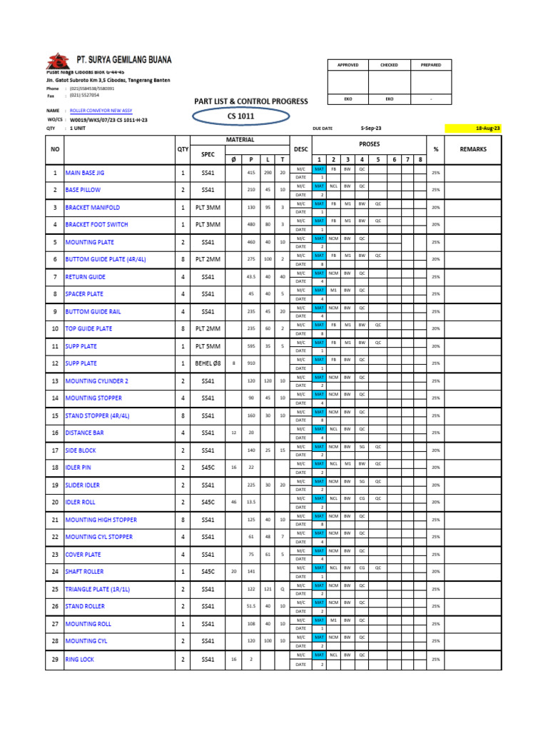 CS1011 | PDF | Industrial Equipment | Machines