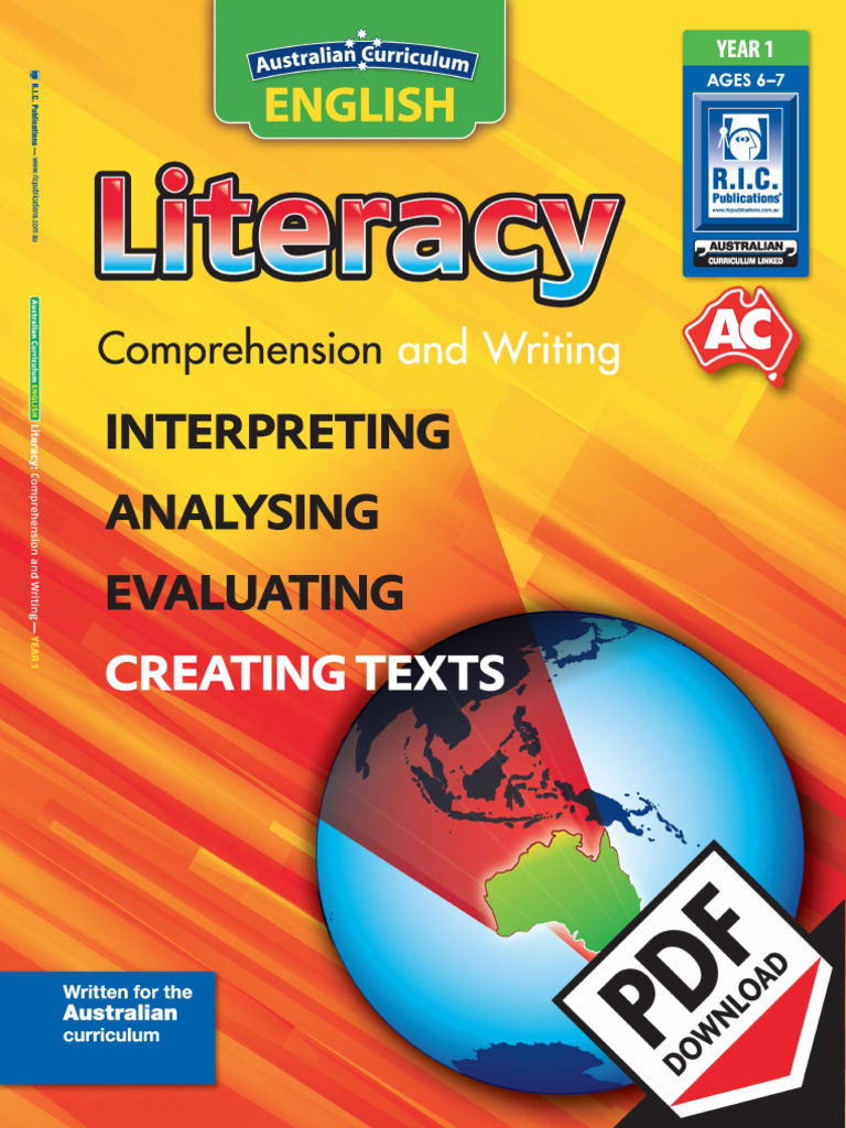3796 Australian Curriculum English Literacy Year 1 Ebook | PDF ...