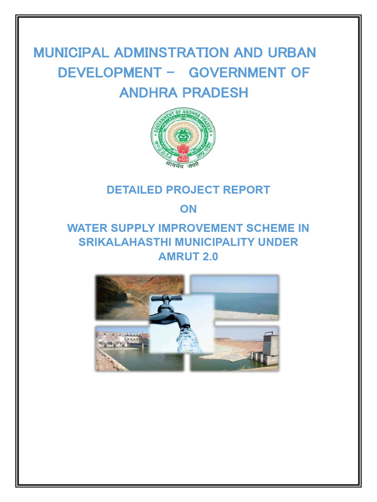 Final DPR Srikalahasti Amrut 2.0 | PDF | Environmental Engineering