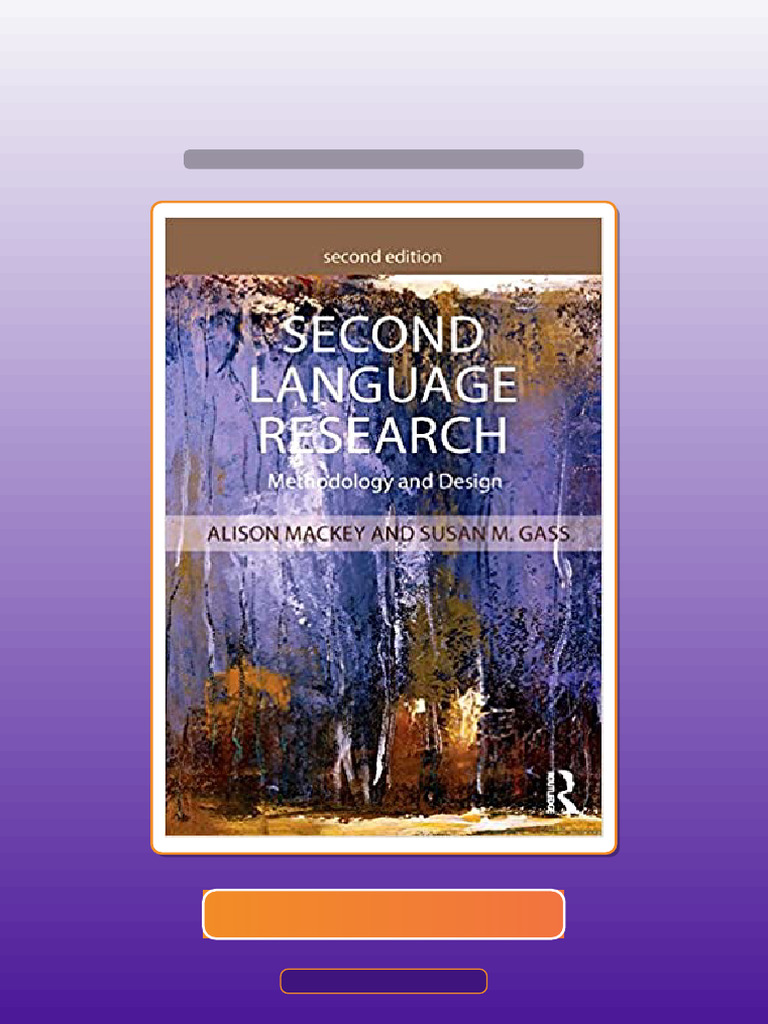 Test Bank for Second Language Research Methodology and Design | PDF ...