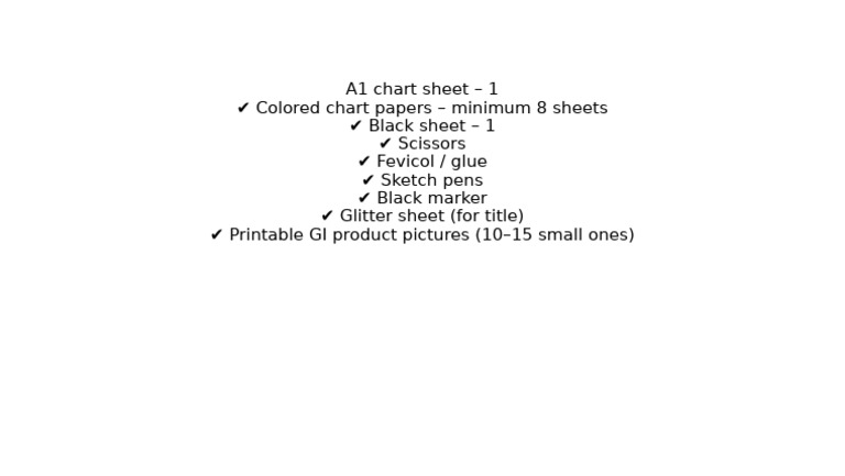 A1 chart sheet – 1 | PDF