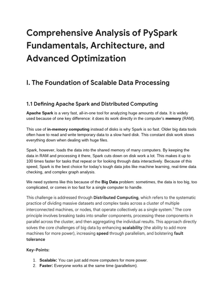 Muskan's Notes On Py Spark ! | PDF | Apache Spark | Computer Cluster