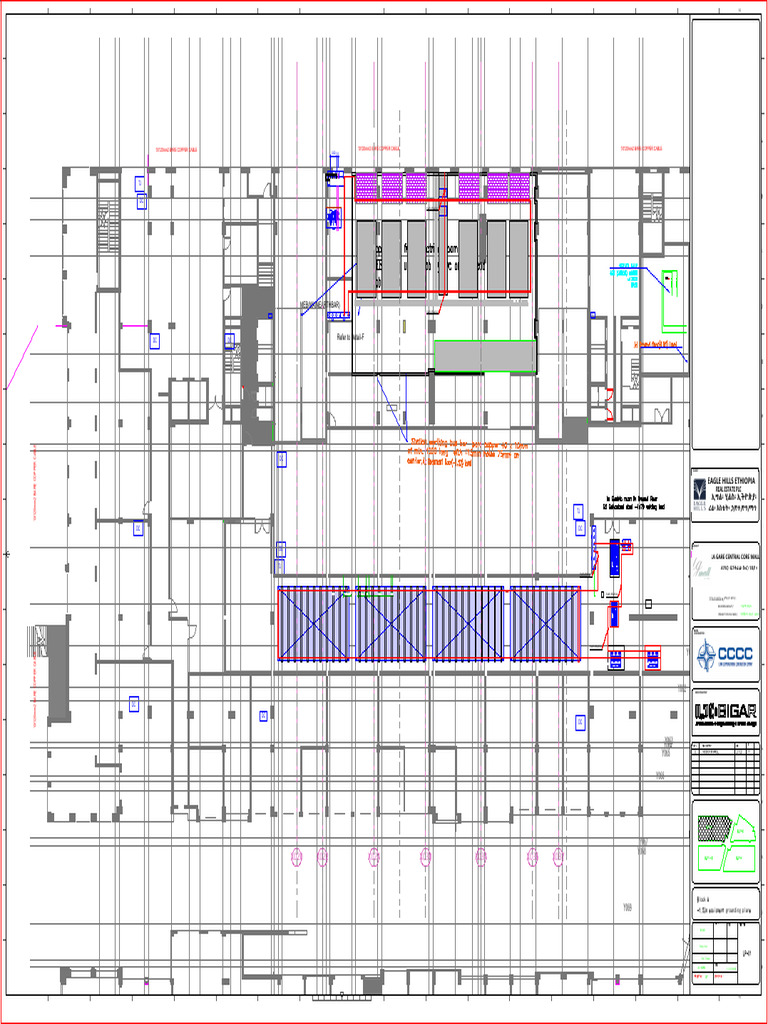 1、Block a -1.53m Equipment Grounding Plane(1) | PDF | Building Engineering