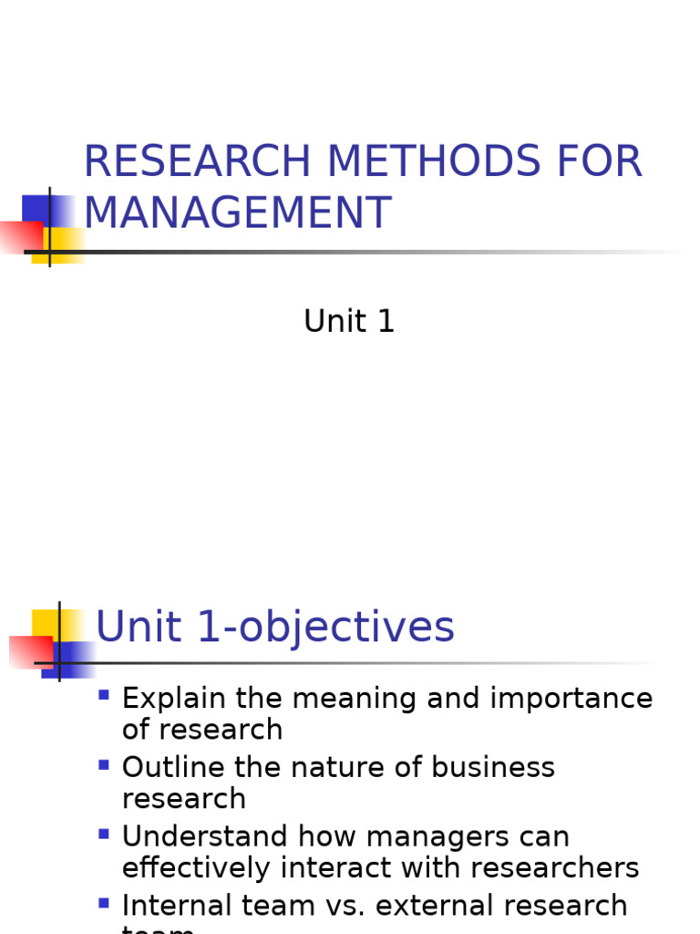 Research Methods for Management | PDF | Scientific Method | Methodology