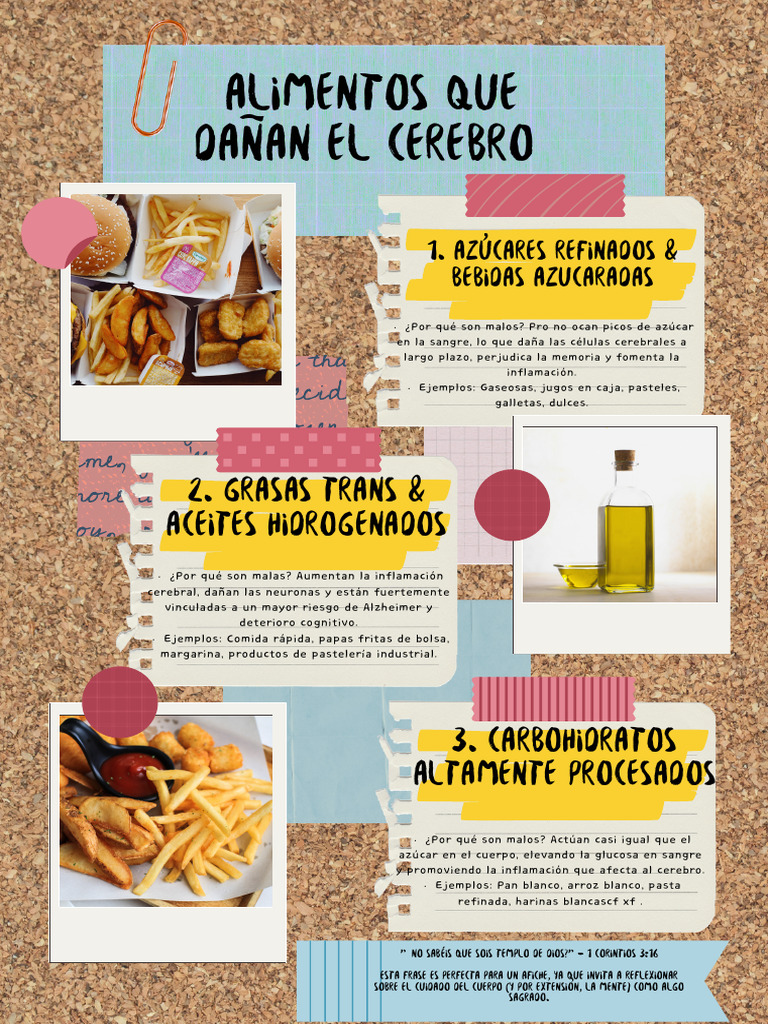 Infografia de Alimentos Que Dañan Tu Cerebro - 20250909 - 104917 - 0000 ...