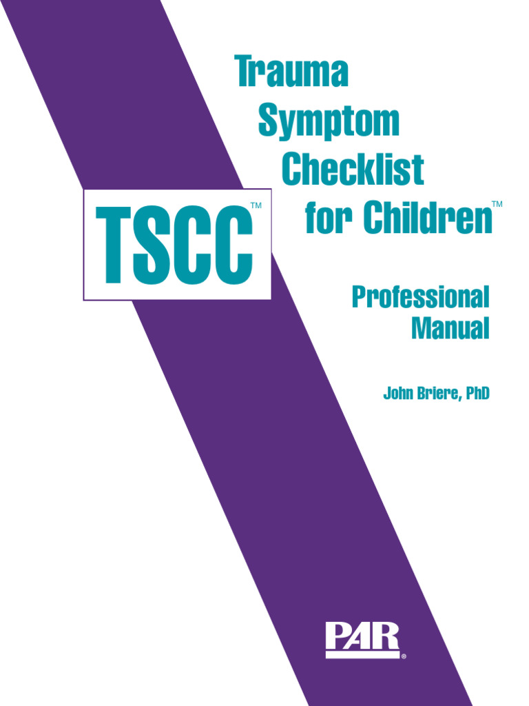 Trauma Symptom Checklist for Children | PDF | Psychological Trauma ...