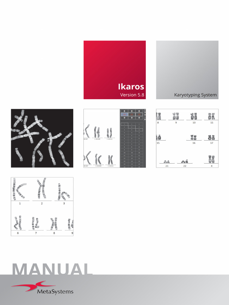 Ikaros V 5.8 User Manual Guide | PDF | Cytogenetics | Karyotype
