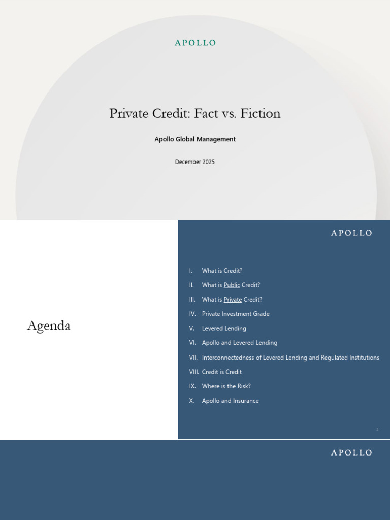 Private+Credit+ +Fact+vs.+Fiction | PDF | Banks | Bond Credit Rating