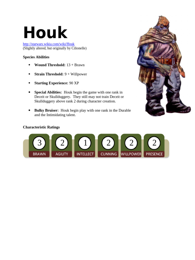 Houk Species Abilities Overview | PDF