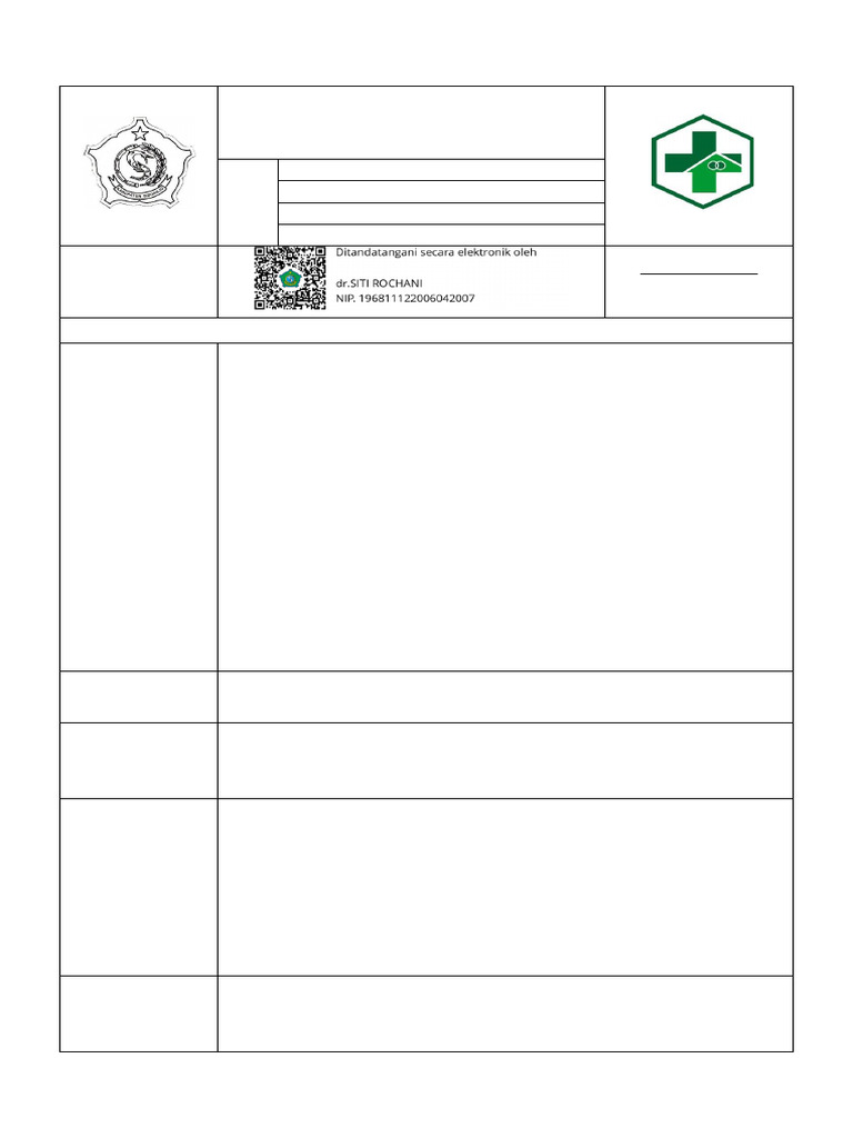Sop Lintas Klaster (Farmasi) | PDF