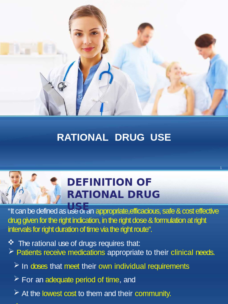 Rational Drug Use | PDF | Medical Prescription | Pharmacy
