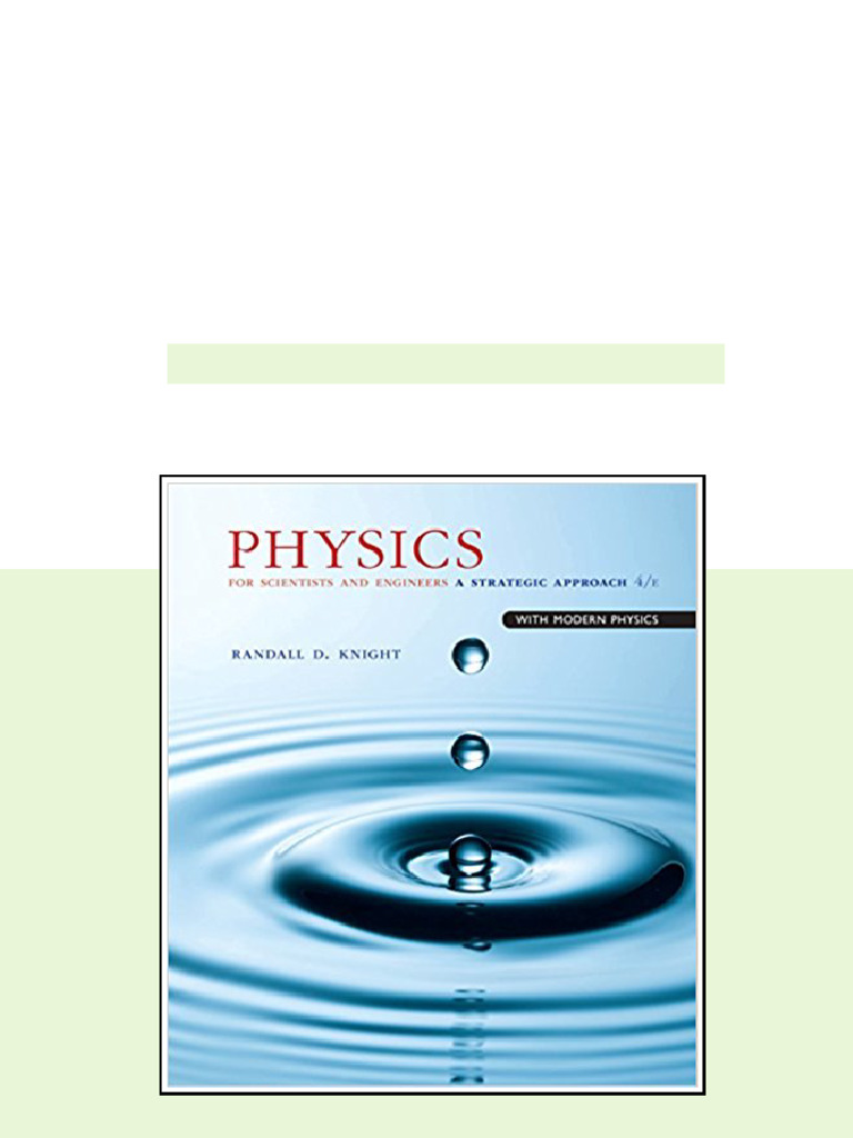 (eBook PDF) Physics for Scientists and Engineers: A Strategic Approach ...