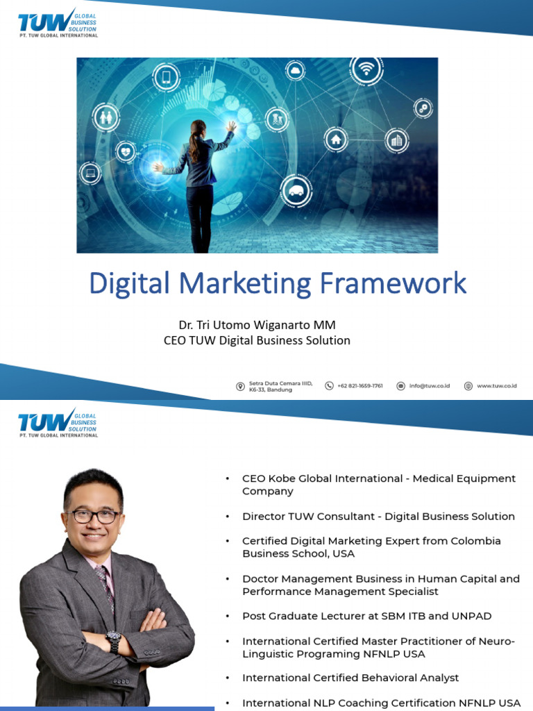 Digital Marketing Framework Overview | PDF | Digital Marketing | Marketing