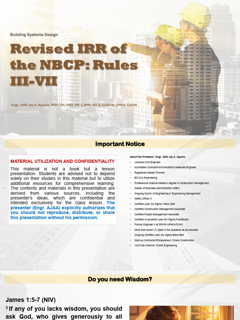 NBCP Building Permit Guidelines Overview | PDF | Deed | Wall