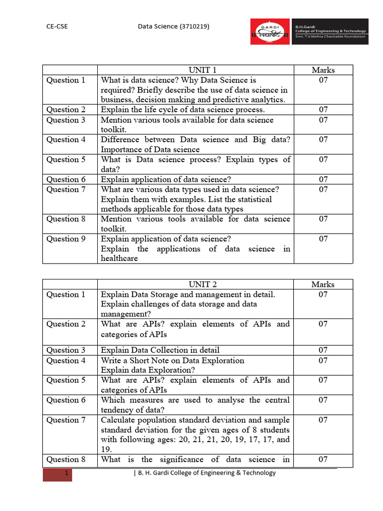 Comprehensive Data Science Curriculum | PDF | Support Vector Machine ...