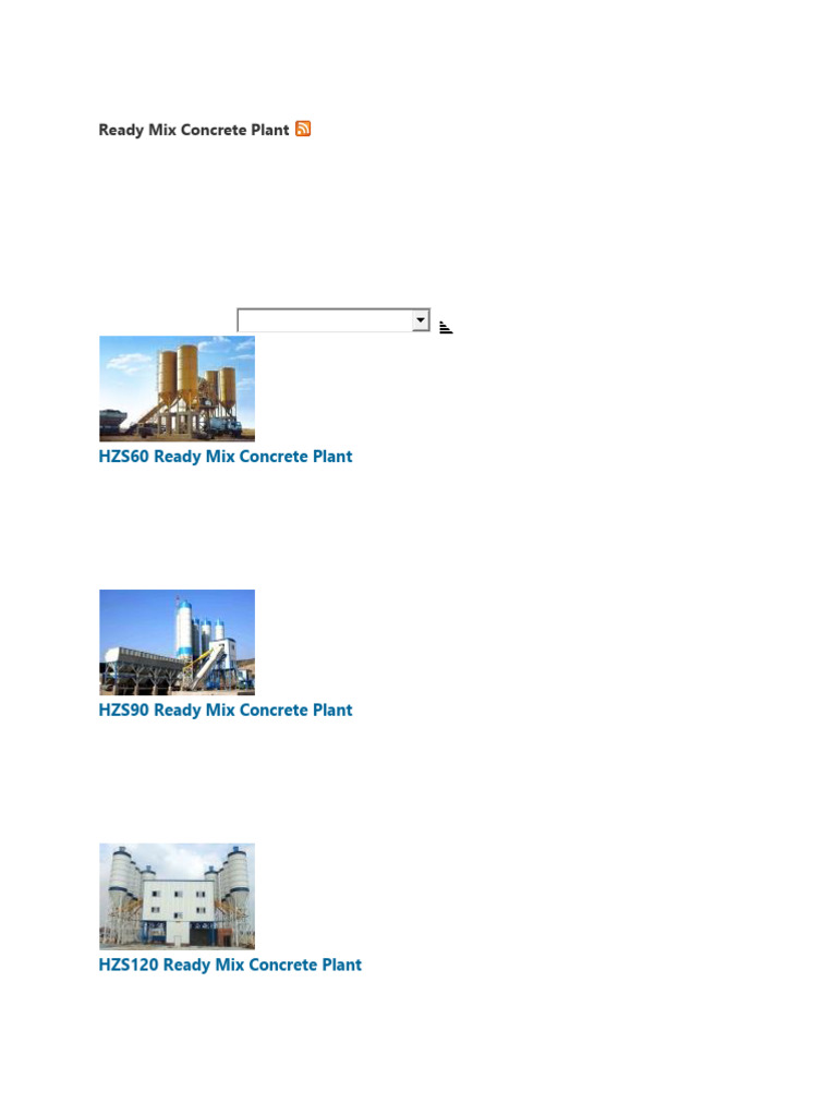 370155707 Ready Mix Concrete Plant | PDF | Concrete | Construction ...