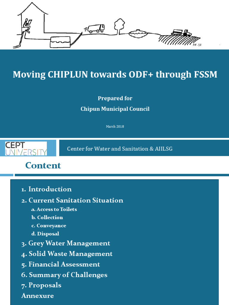 Chiplun ODF+ FSSM Strategy Report | PDF | Toilet | Septic Tank