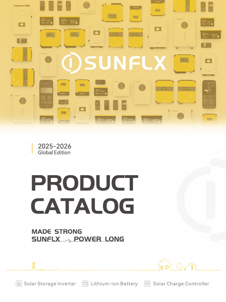 Sunflx Catalog_Gobal Edition_2025-2026_V1104 | PDF | Battery Charger ...