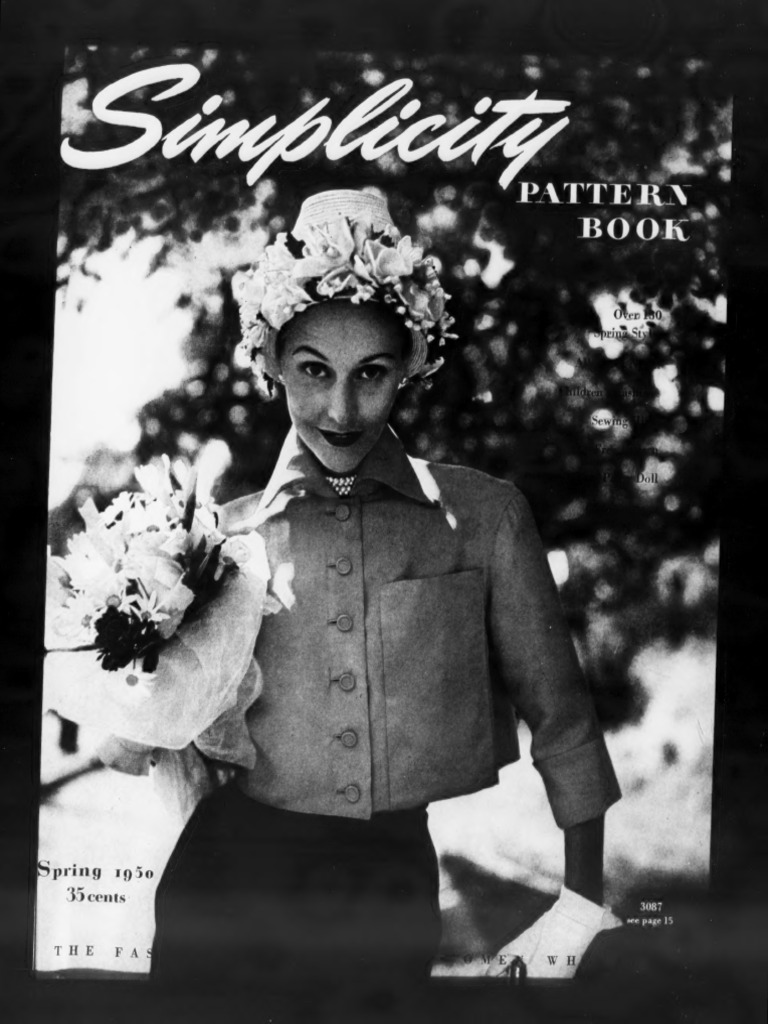 Sim Simplicity Fashion Magazine Spring 1950-2-1 | PDF | Softlines ...
