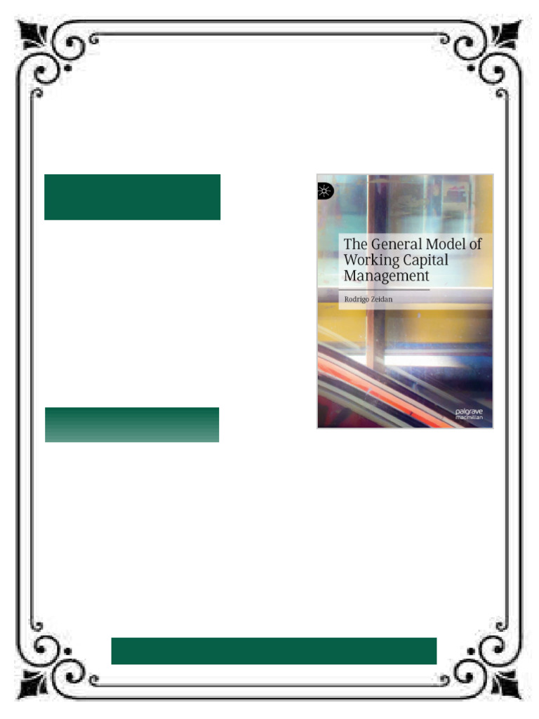 The General Model of Working Capital Management Rodrigo Zeidan ebook ...