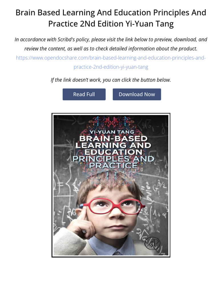Brain Based Learning and Education Principles and Practice 2nd Edition ...