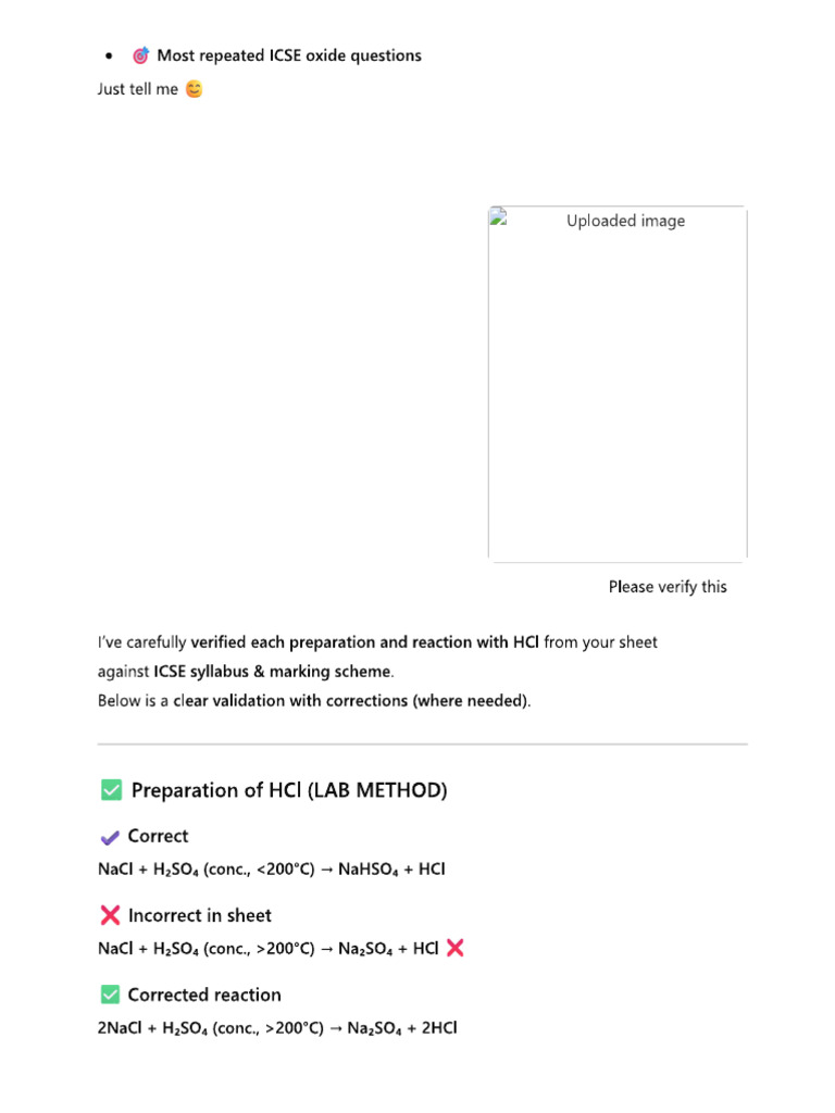 HCL Reaction | PDF