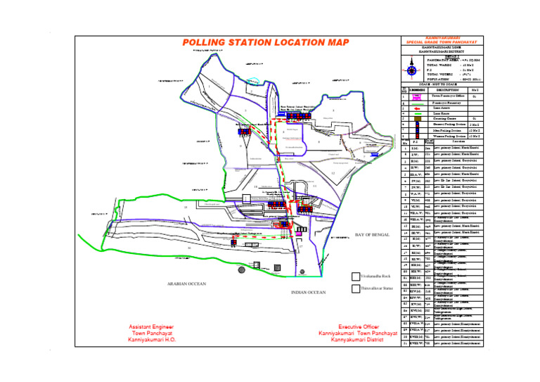 Kanniyakumari Polling Station Map | PDF