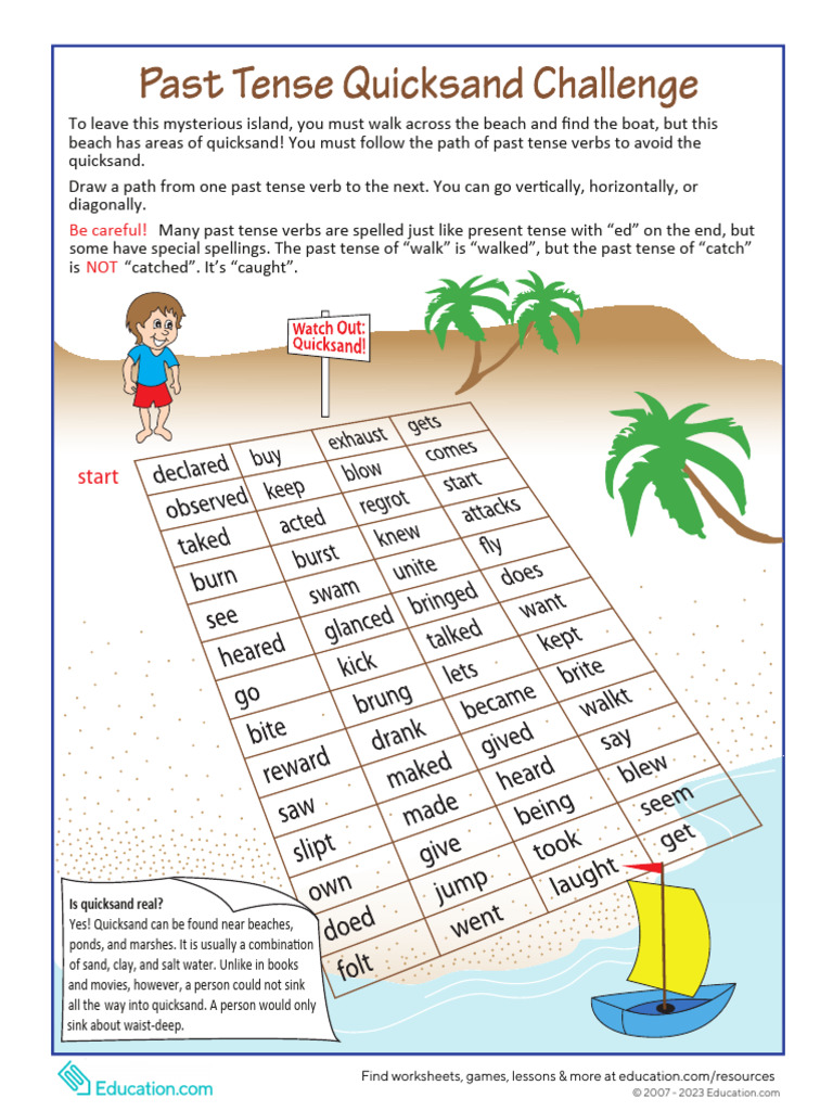 Past Tense Quicksand | PDF