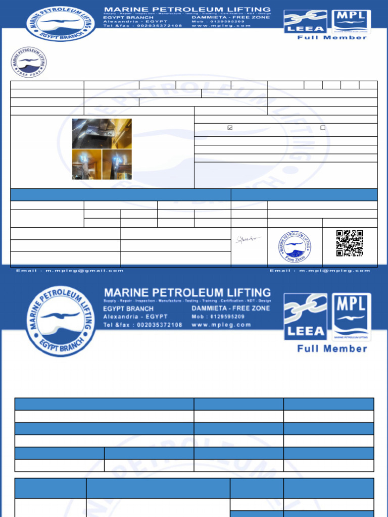 Mop Ras Ghareb (1) | PDF | Nondestructive Testing | Mechanical Engineering