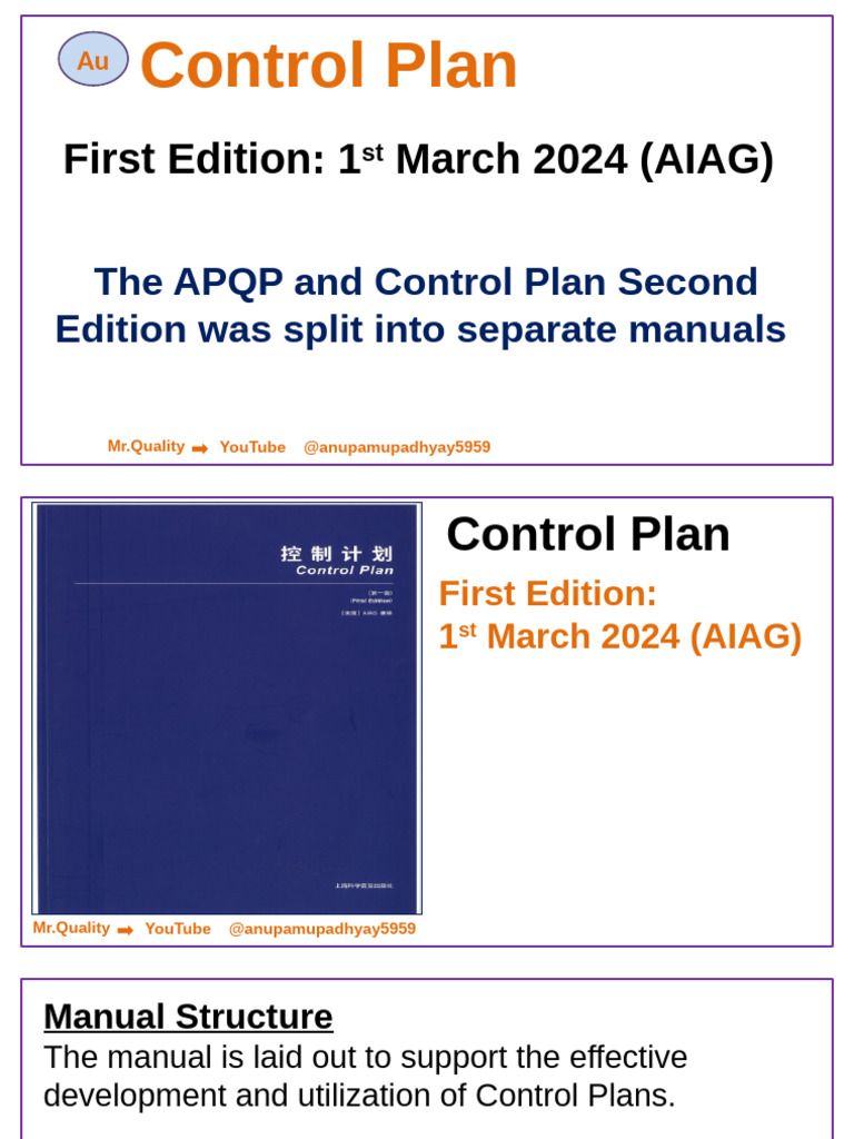 Control Plan Development Guide 2024 | PDF
