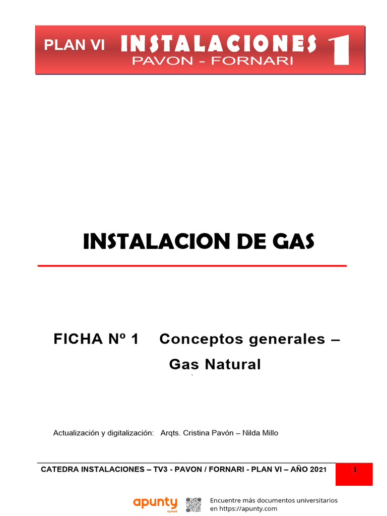 Ficha N1 Conceptos de Gas | PDF | Combustibles | Hidrocarburos