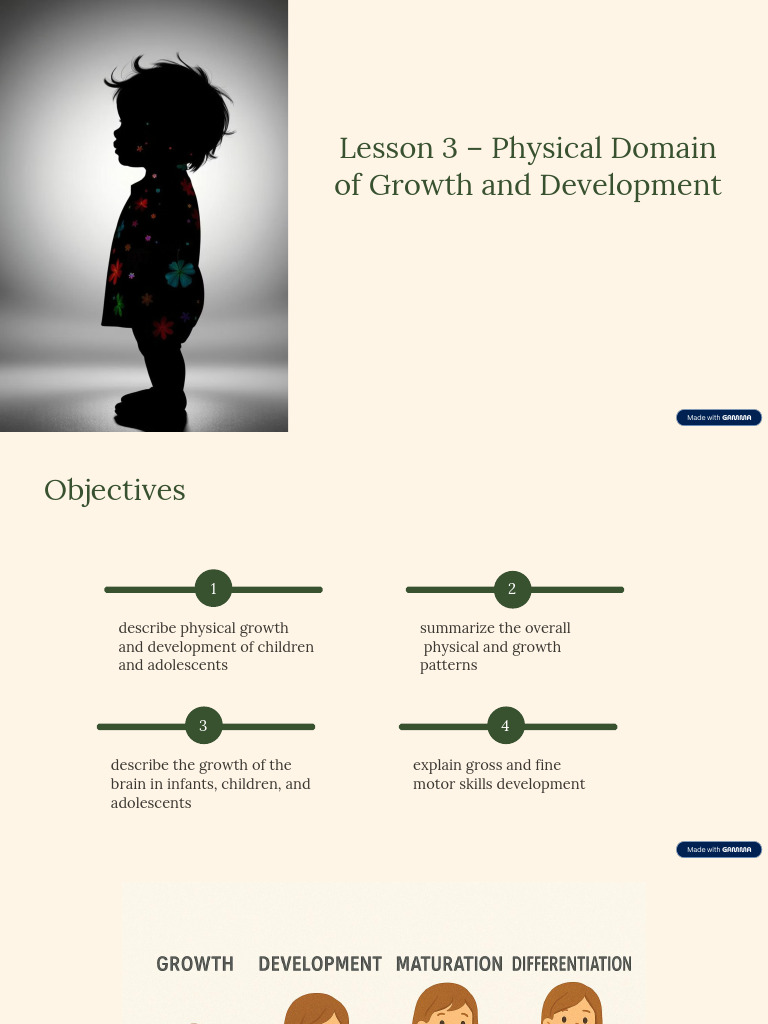 Physical Growth and Development Stages | PDF | Behavioural Sciences ...