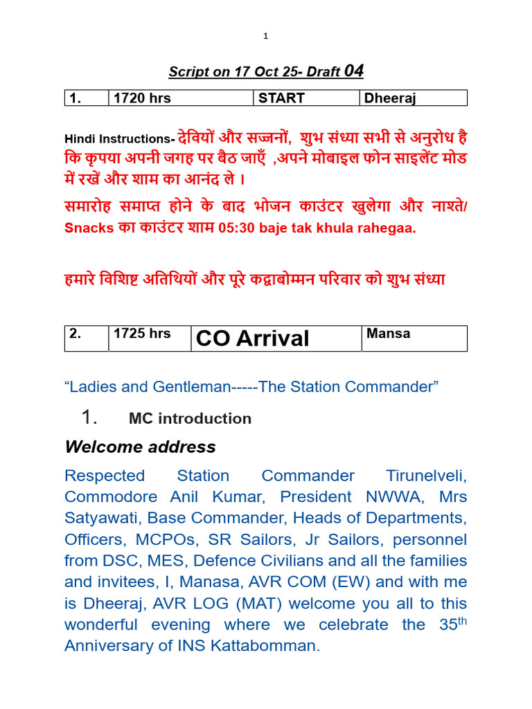 Draft 04 MC Script | PDF