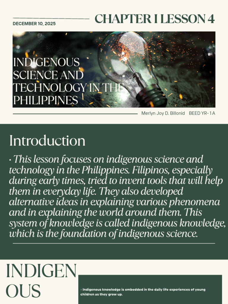 Indigenous Science in the Philippines | PDF | Science | Knowledge