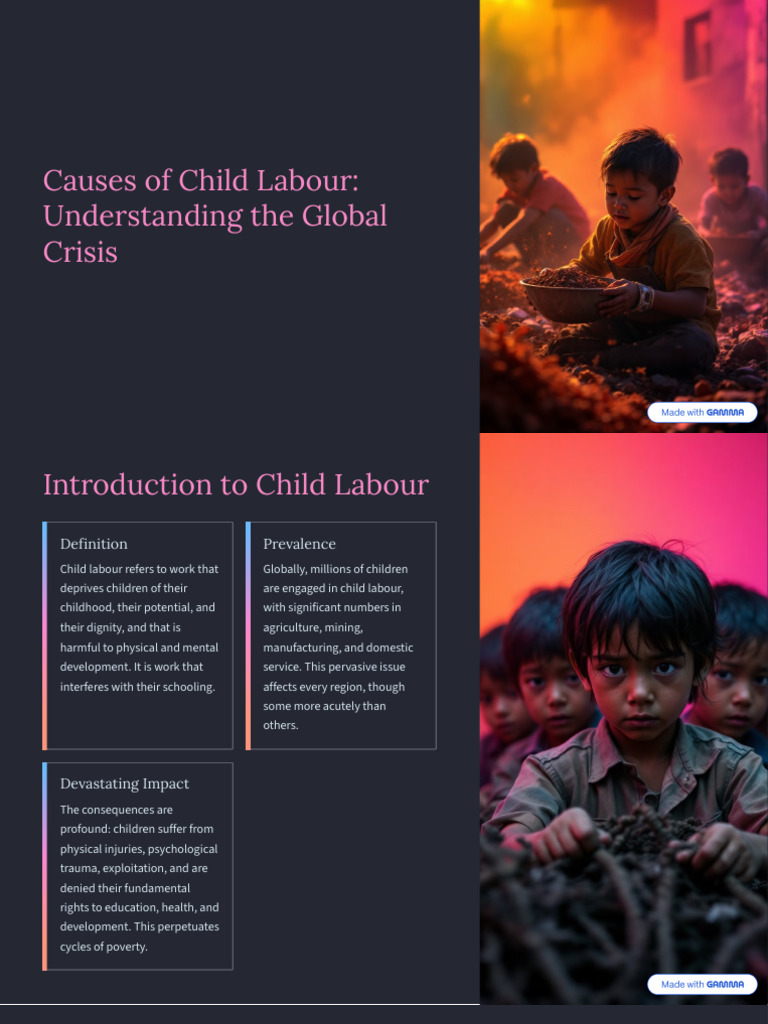 Causes of Child Labour Explained | PDF | Child Labour | Human Trafficking