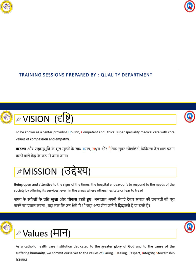 Vision Mission Values Quality Policy - Ipsg Goals | PDF