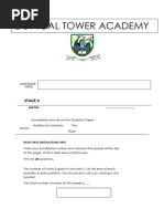 SEA 2025 Maths Exam Paper | PDF | Euclidean Geometry | Elementary Geometry